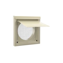 Inovate 6WVT 6" Flush Metal Wall Vent Tan | WholeToolBox
