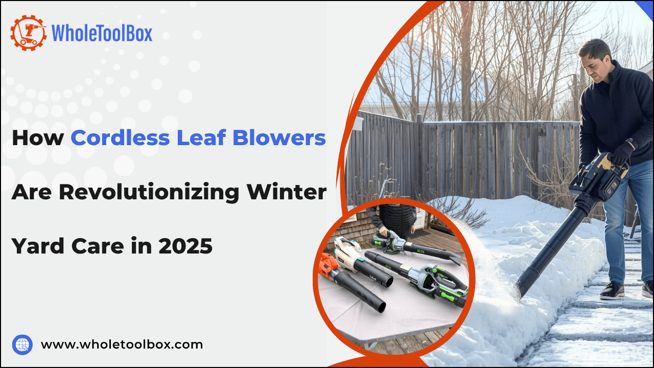 Cordless Leaf Blowers: The Future of Winter Yard Work