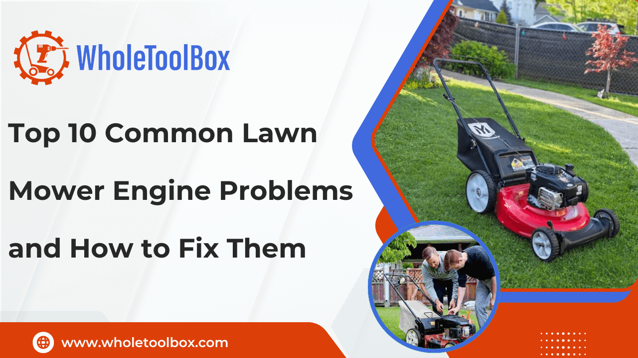 How to Fix Top 10 Common Lawn Mower Engine Problems